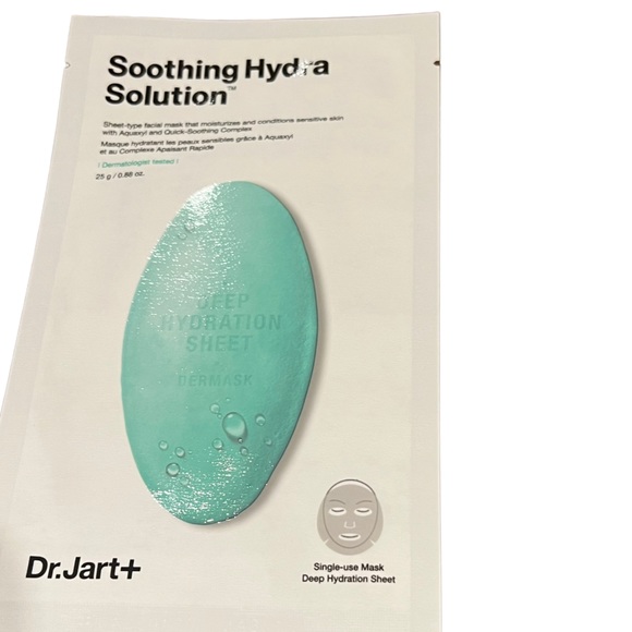 Dr Jart | Skincare | New Dr Jart Soothing Hydra Solution Facial ...